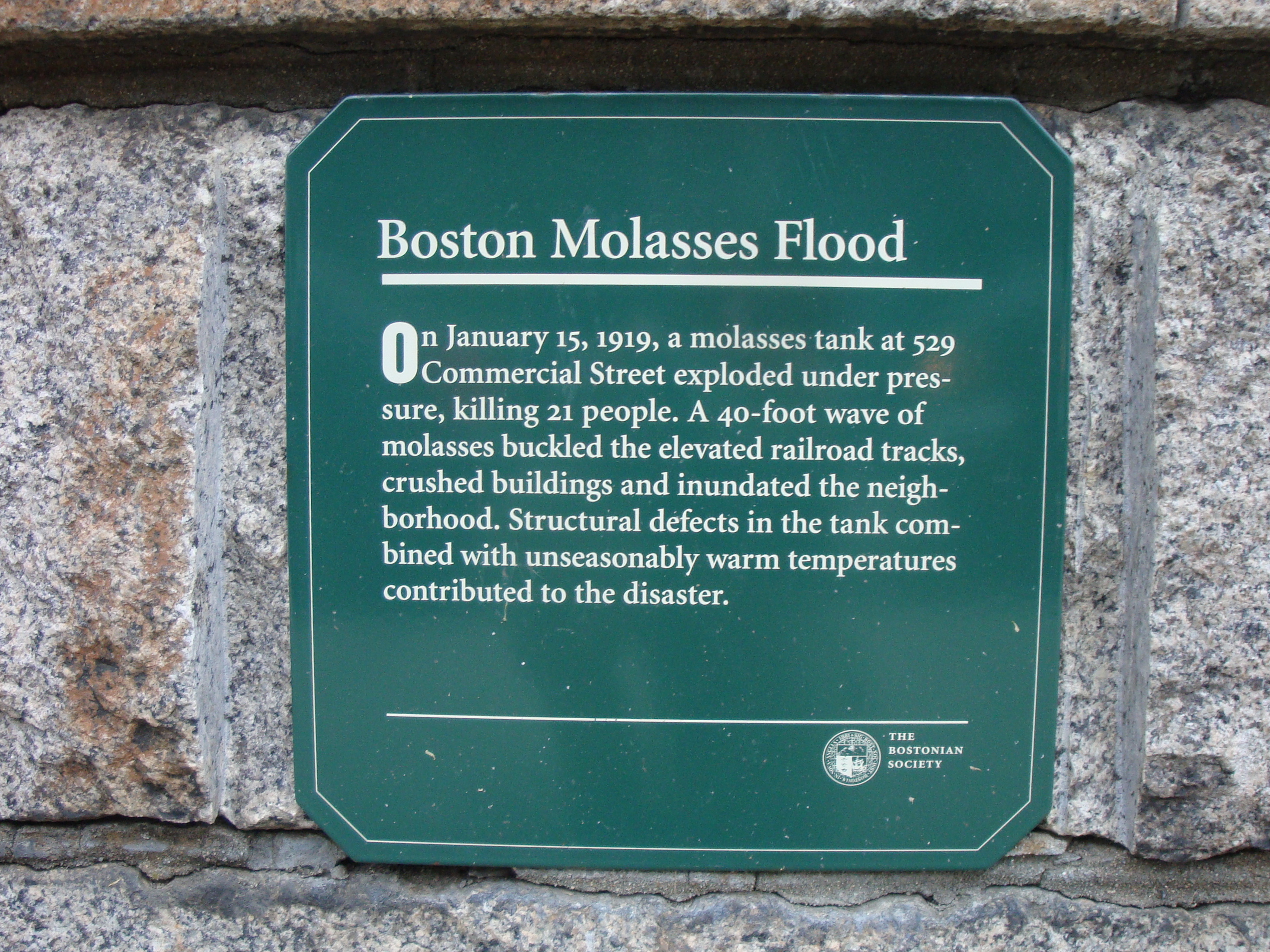 January 15, 1919 Great Molasses Flood – Historical Easter Eggs – Today ...