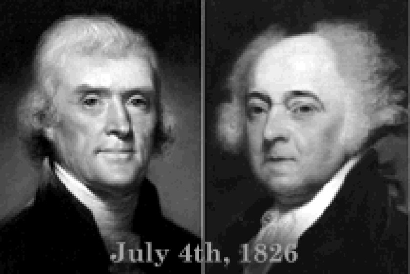 July 4, 1826 Founding Fathers – Historical Easter Eggs – Today in History