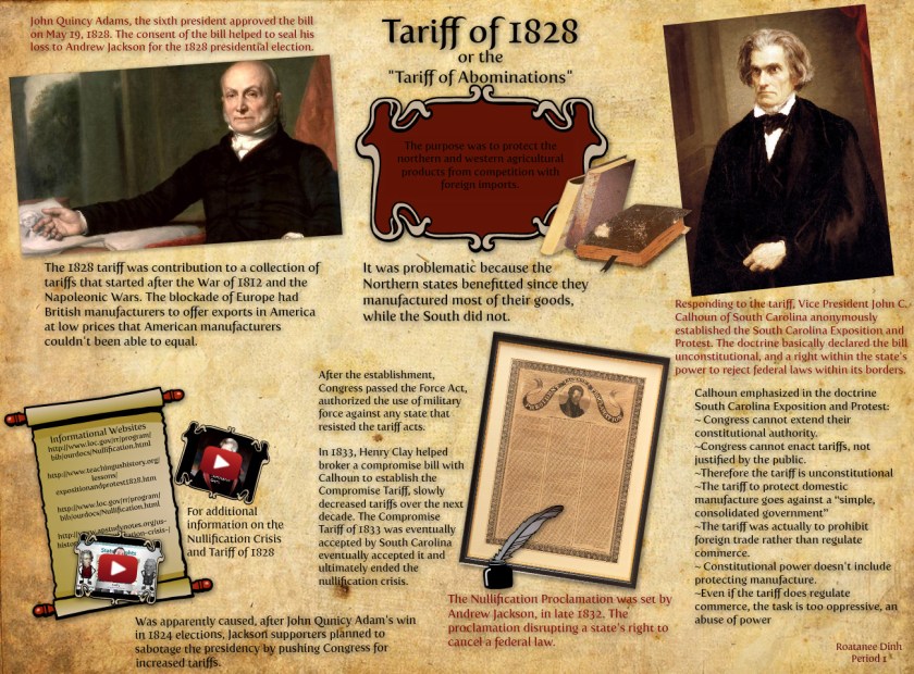 May 19, 1828 Tariff of Abominations – Historical Easter Eggs – Today in ...