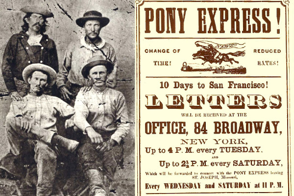 Pony Express – Historical Easter Eggs – Today in History