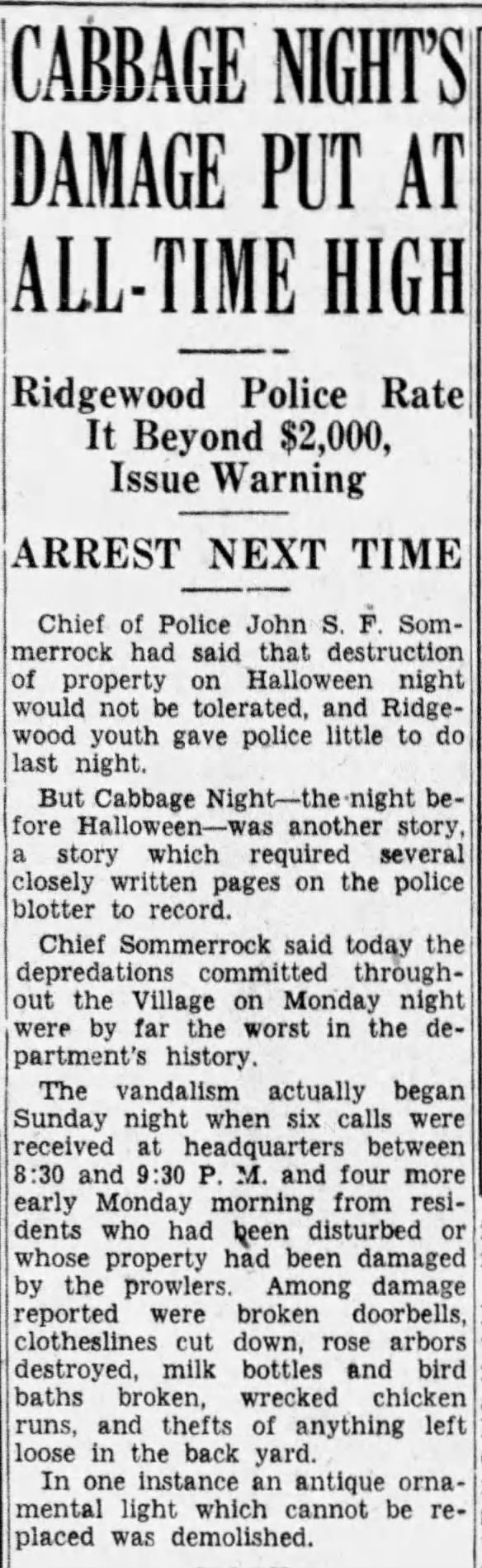 October 30, 1892 Cabbage Night – Historical Easter Eggs – Today in History